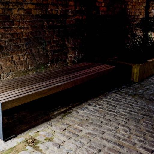 Madrid Steel and Timber Bench | Street Furniture Manufacturers ...